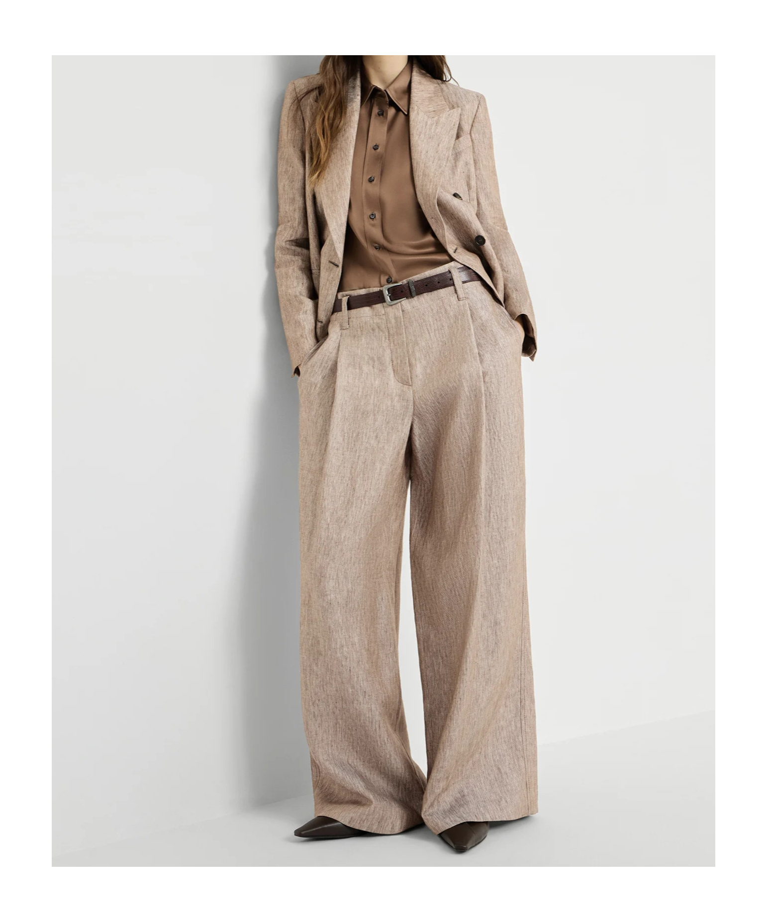 BRUNELLO CUCINELLI Brunello Cucinelli Pleated A-Line Trousers